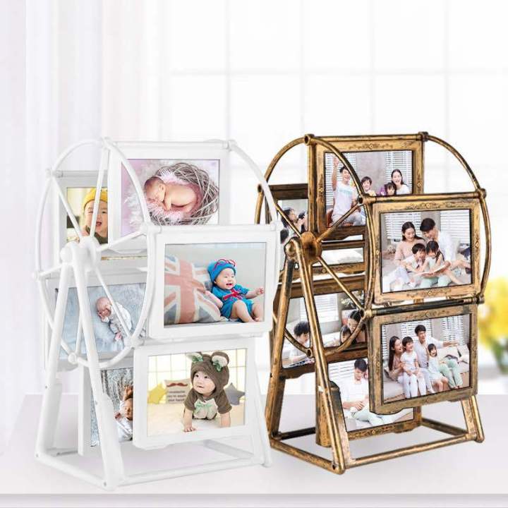 Unique Vintage 6 Slots Photo Frame Display Ferris Wheel Carousel ...