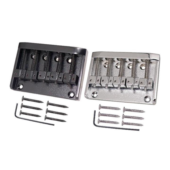 Zinc Alloy Electric Bass Bridge with Mounting Screws and Wrench Wind ...