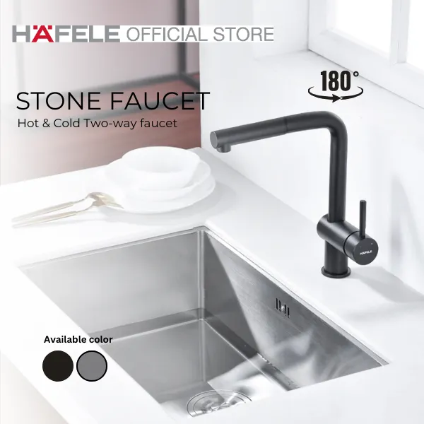 HAFELE STONE FAUCET, German Brand, Brass Hot & Cold Water Mixer ...