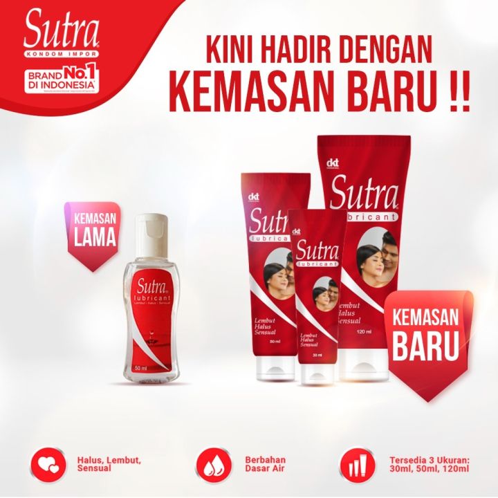 Sutra Lubricant 50 ml 120 ML Pelumas 50ML 120ML Sutra Lubrican | Lazada ...