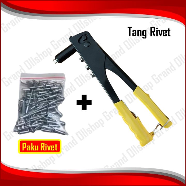 Tang Rivet Ripet Rifet Tembakan Paku Rivet Aluminium Hand Riveter 10 ...
