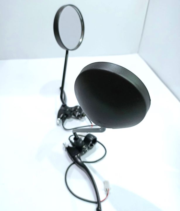 E-bike brake lever with side mirror, a set of replacement commonly use ...