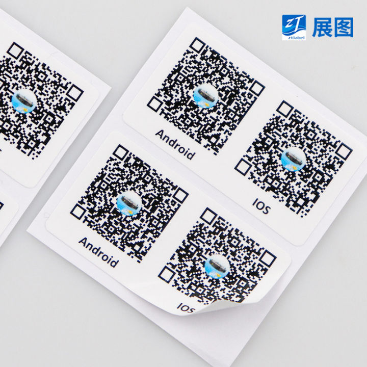 [COD] Factory Printing QR Code Sticker Stickers Label Mini Program QR ...