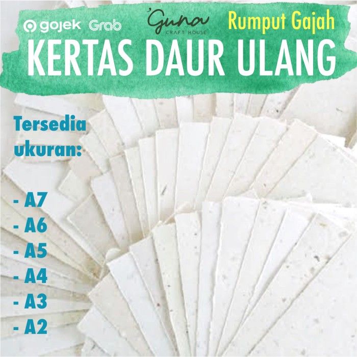 Kertas Daur Ulang Putih A4 Ramah Lingkungan Premium - Kertas Recycle ...