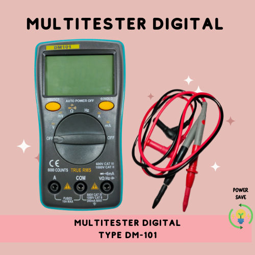 DM101 Avometer / Multitester alat pengukur / Multitester digital / free ...