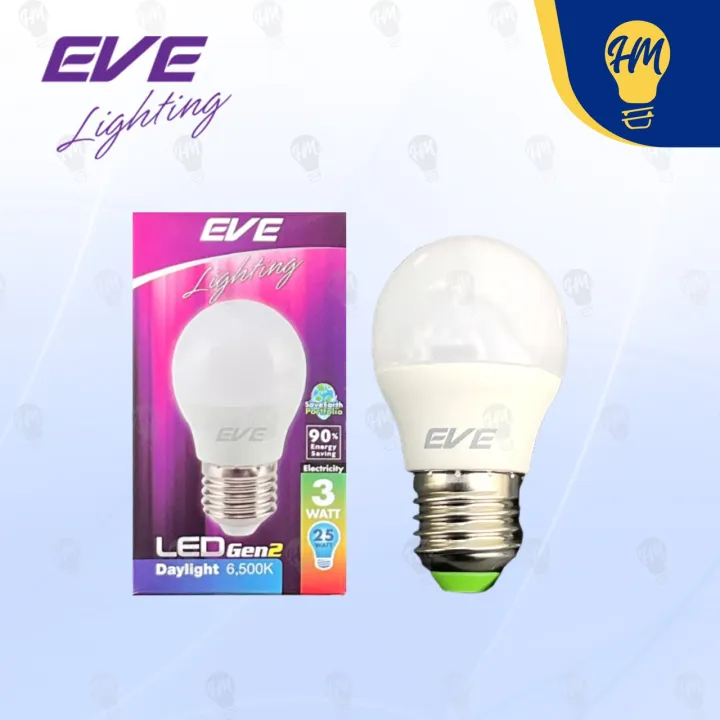 EVE หลอดไฟ LED 3W แสงขาว/แสงวอร์ม (รุ่น Gen2) | Lazada.co.th