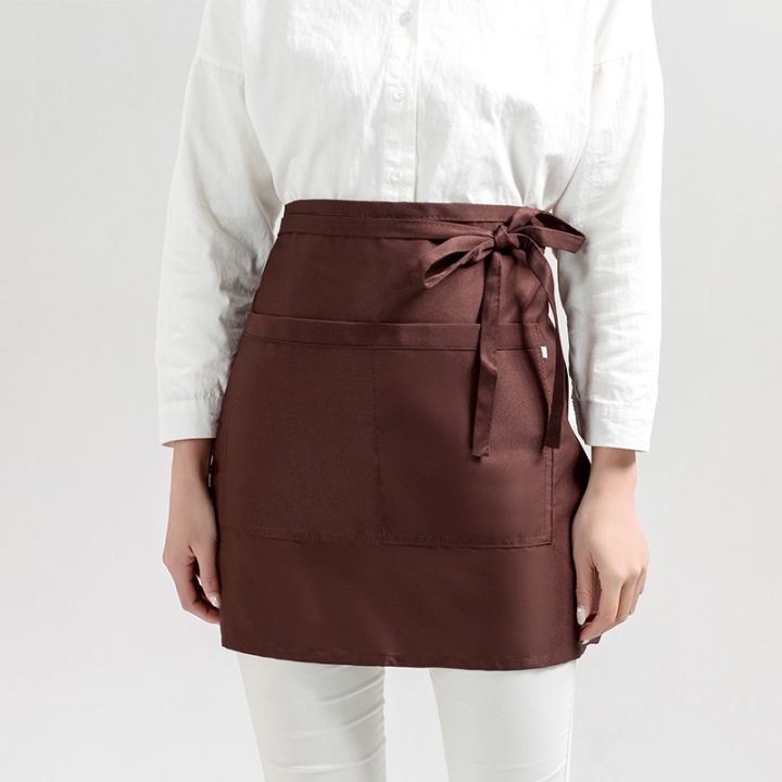Cafe Western Restaurant Half Apron Hotel Waiter Chef Apron Polyester ...