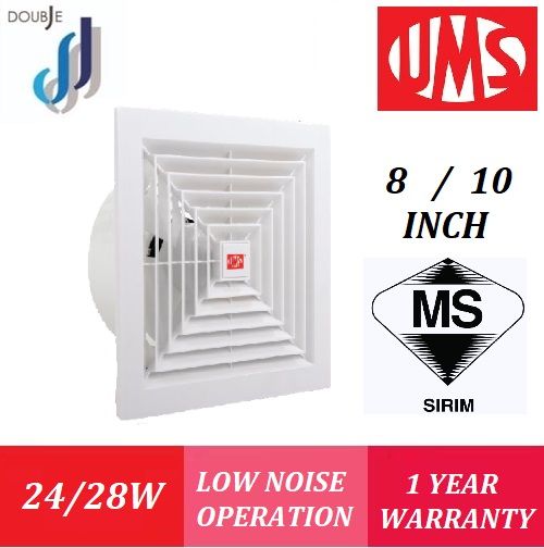UMS 8/10 INCH Ceiling Type Ventilating & Exhaust Fan | Lazada