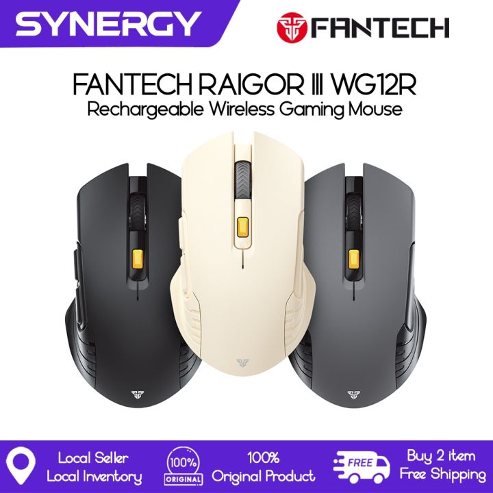[BMN SAFHSDK 118] Fantech Gaming Mouse Raigor III WG12R with 2.4GHz ...