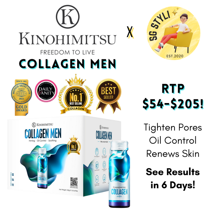 Kinohimitsu Collagen Men 1/2/4Mths Collagen Diamond 32s/64s *1-3 Days ...