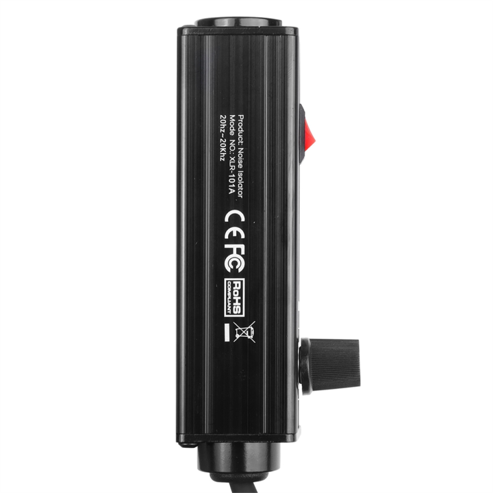 Stereo Ground Loop Isolator 3.5mm to XLR Audio Isolator Audio Noise ...