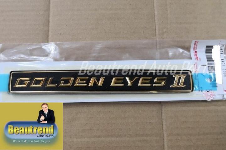 Toyota Vellfire rear GOLDEN EYE II emblem logo original | Lazada