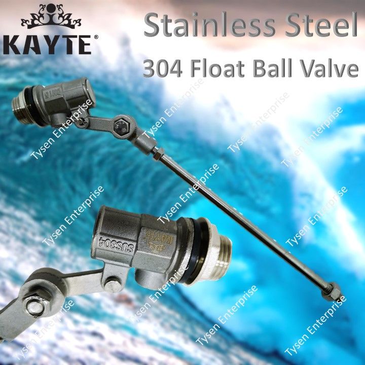 Stainless Steel 304 Float Ball Valve (1/2" to 3/4") [304 Stainless ...