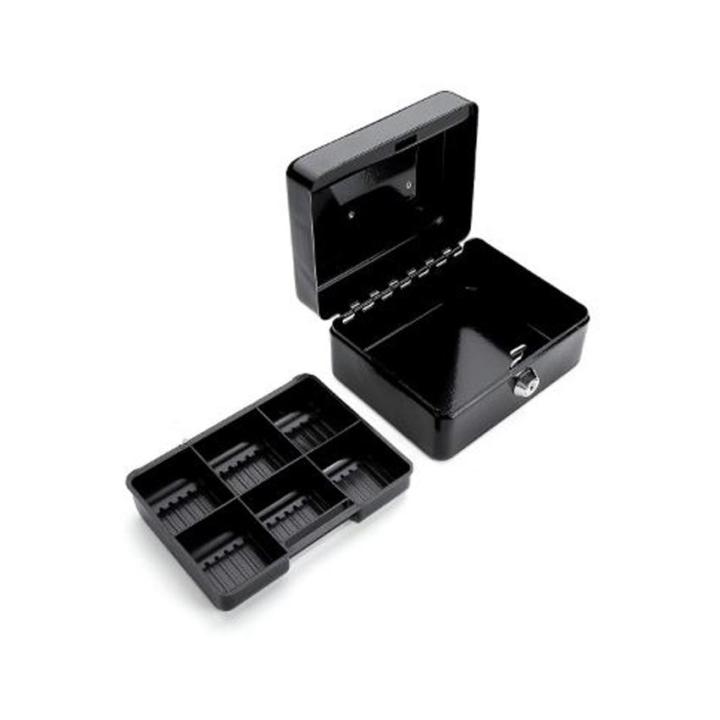 (Mini)- Box Lockable Cash Coin Safe Security Box for Household Usable ...