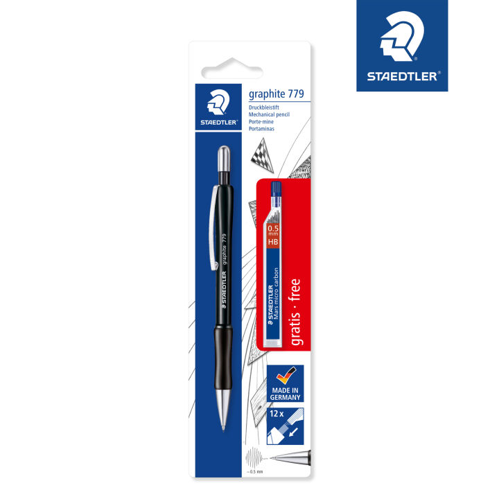 Staedtler Graphite Mechanical Pencil W/ Lead 779 Blister Pack | Lazada PH