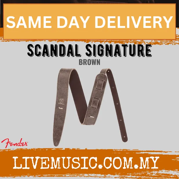 Fender Scandal Signature Guitar Strap, Brown | Lazada