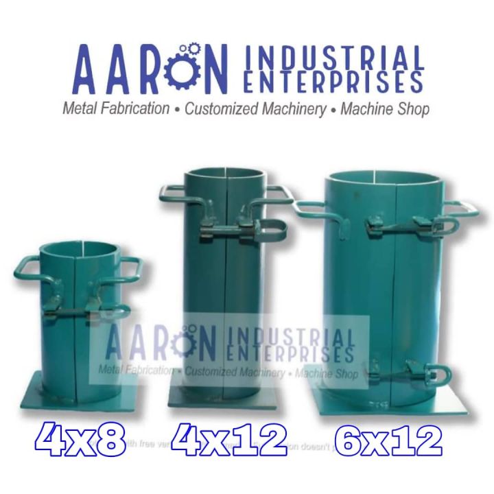 Concrete Cylinder Mold 4x8 / 4x12/ 6x12 Standard Size 8mm by Aaron ...