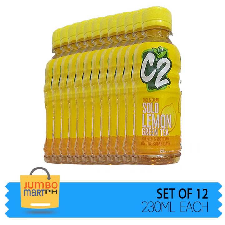 C2 LEMON GREEN TEA SOLO 230ML / PACK OF 12 | Lazada PH