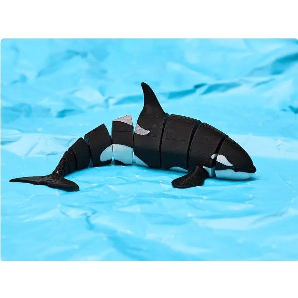Mainan Lucu Edukasi Artikulasi Articulated Paus Orca Toy - Mainan Anak ...