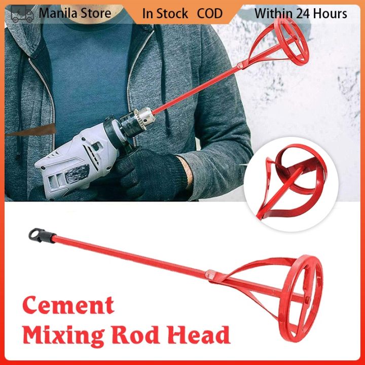 Hexagon Shaft Plaster Mud Mixer Handheld Paint Cement Putty Powder ...