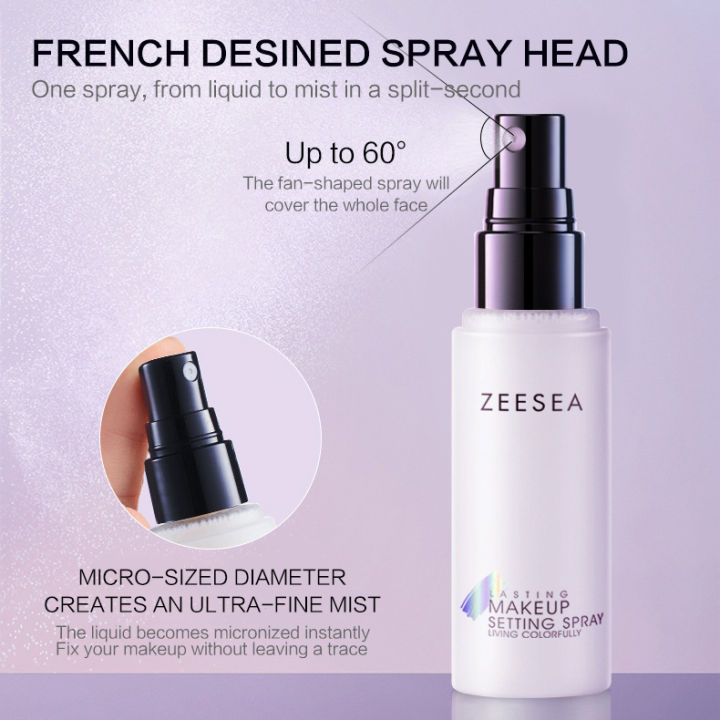 ZEESEA Makeup Spray Long-lasting Moisturizing Setting Spray Makeup ...