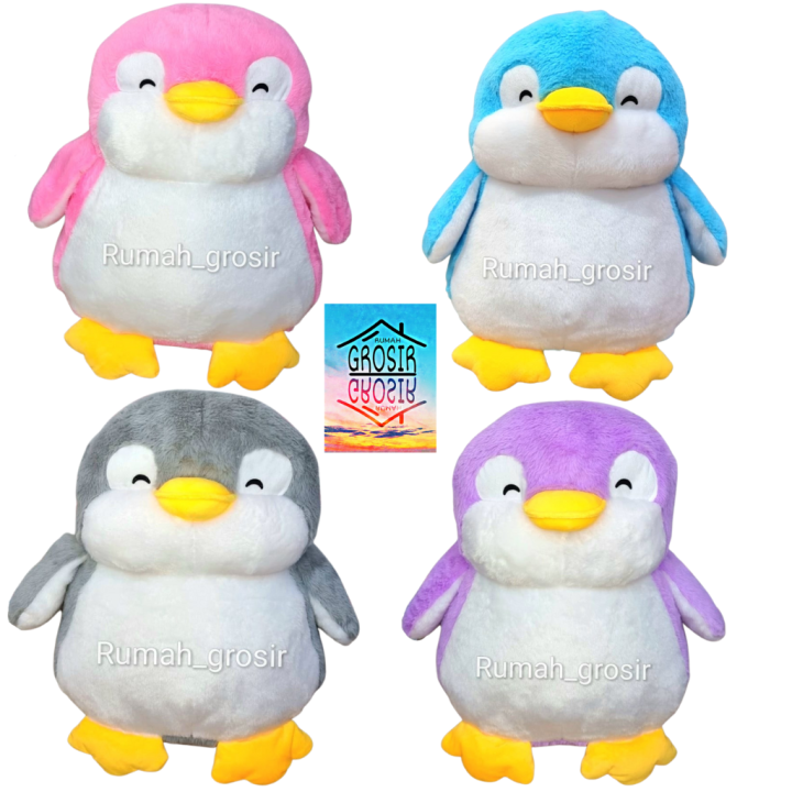 Boneka Penguin Pinguin Chubby Lucu Ukuran Besar | Lazada Indonesia