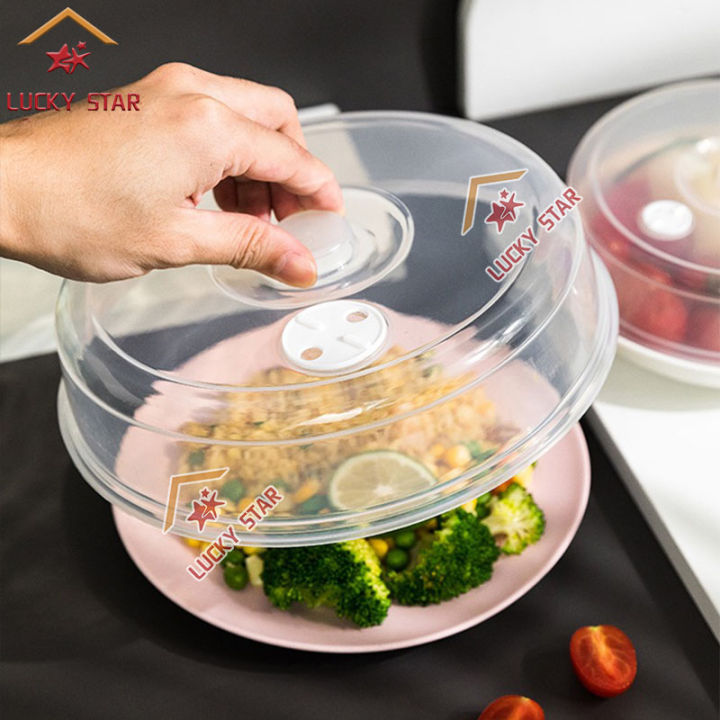Plastic Microwave Food Cover Clear Lid Microwave Oven Heating ...