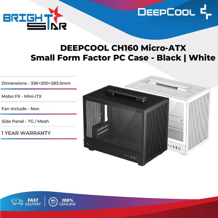 DEEPCOOL CH160 Mini-ITX Small Form Factor PC Case - Black | White | Lazada