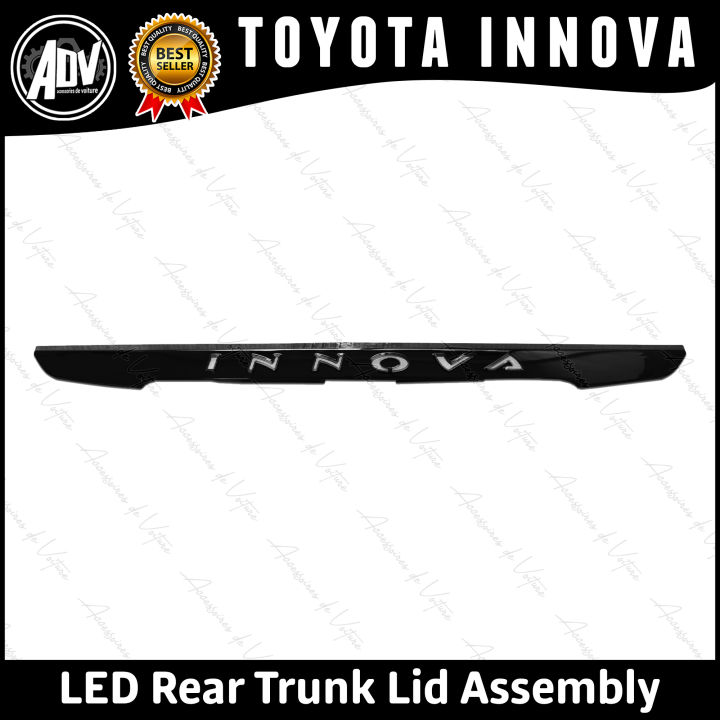 Toyota Innova 2012 2013 LED Rear Trunk Lid Assembly (Black) | Lazada PH
