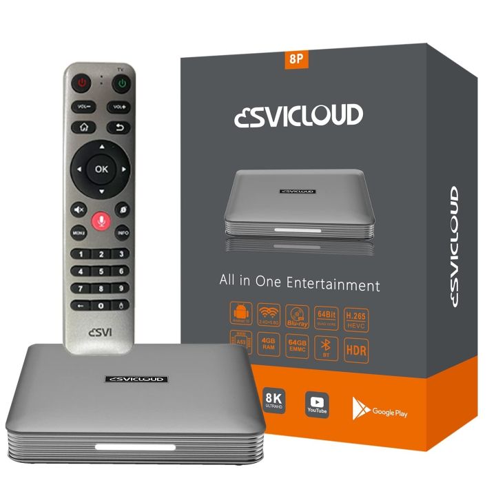 SVICLOUD SVI CLOUD 8S 2+16GB / 8P 4+64GB 2023 Version Malaysia Version Android TV TVBox Media ...