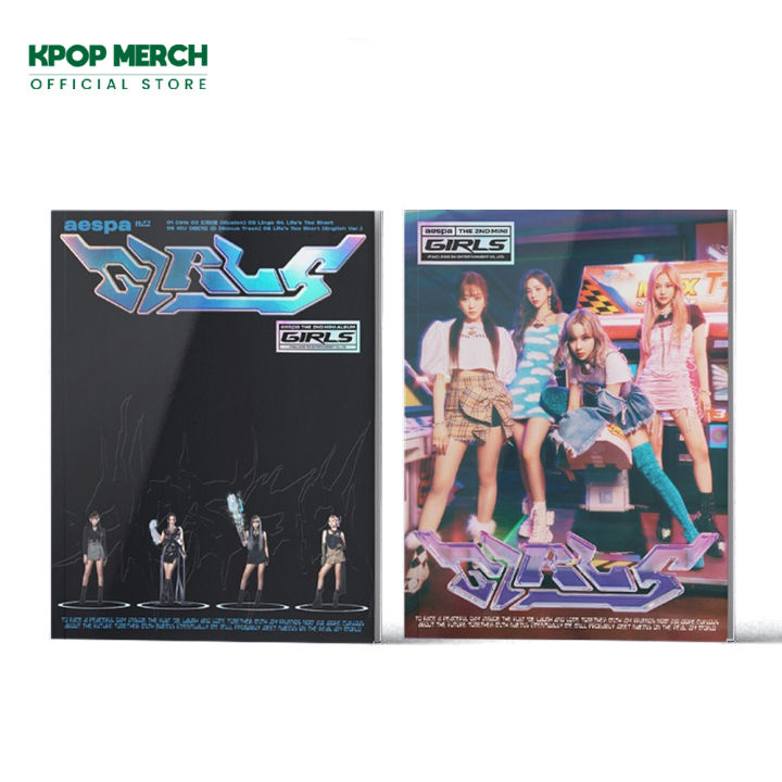 aespa - 2nd Mini Album [ Girls ] SET ( KWANGYA + Real World ) | Lazada ...
