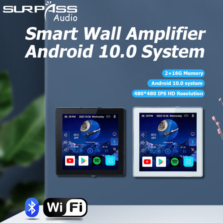 4 นิ้ว WiFi Wall Amplifier เข้ากันได้กับบลูทูธสมาร์ทโฮมระบบเพลง Android ...