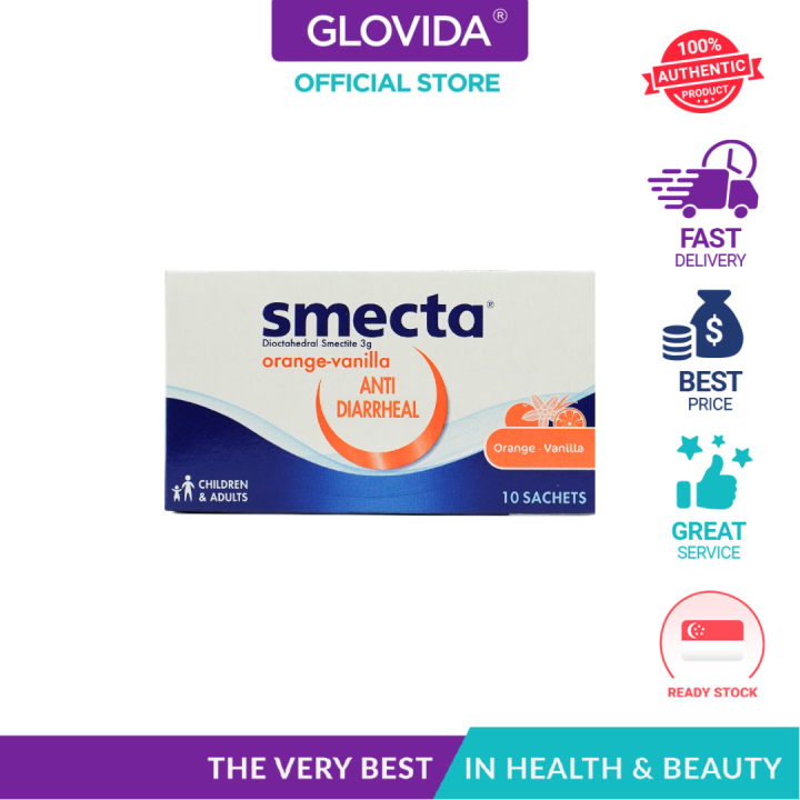 Smecta Dioctahedral Smectite 3g Sachet 10s | Exp: Jun-2026 | Glovida ...
