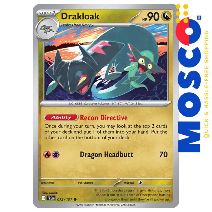 Drakloak - 072/131 Prismatic Evolutions | Pokemon TCG | Lazada PH