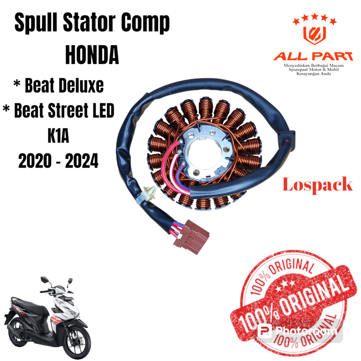 ( ORIGINAL ) Spull spul stator comp honda new beat deluxe new scoopy ...