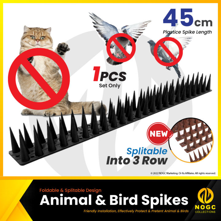 NOGCC NOG-014 (1 Pcs) 45cm Split Able Plastic Bird Repelling Thorn For ...