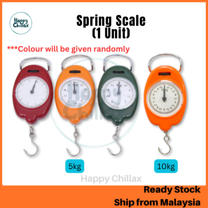 Portable Spring Scale Pocket Scale with Hook Kitchen Hanging Scale ...