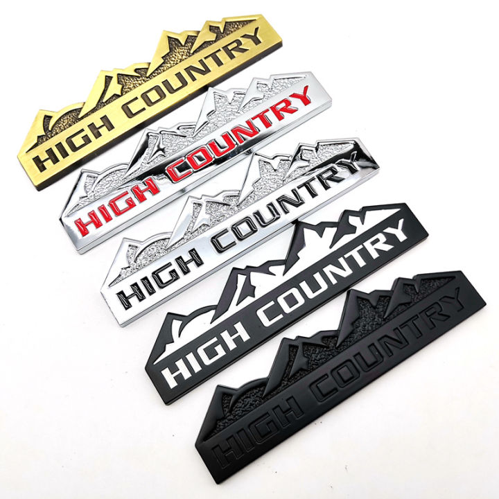 HIGH COUNTRY sticker Rear logo Side badge Metal emblem for Chevrolet ...