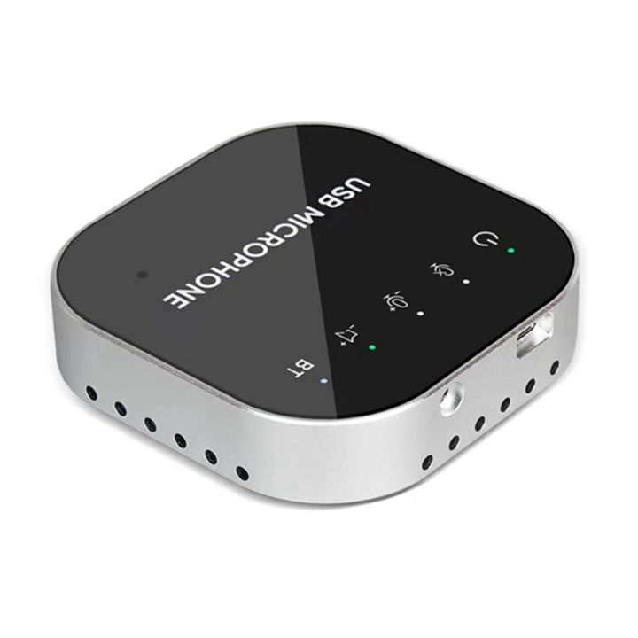 Desktop USB Conference Speakerphone BT Microphone 360° Omnidirectional ...