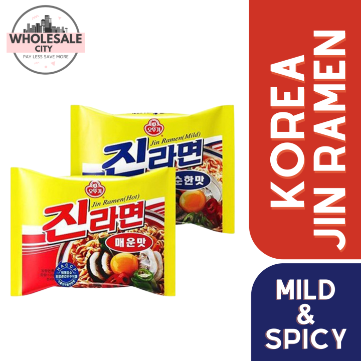 Ottogi Jin Ramen Spicy/ Mild Flavor 120g | Lazada PH