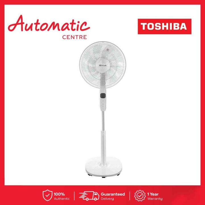 Toshiba F-LSD10(W)PH 16-inch Electric Stand Fan with Remote Inverter DC ...