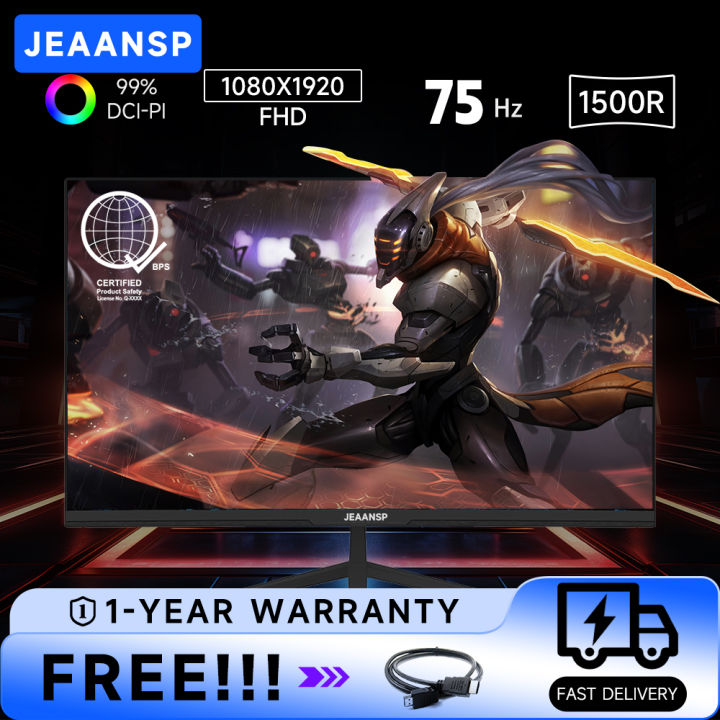 JEAANSP Full HD LED Gaming IPS Monitor no border 25inch 75Hz 22V8 ...
