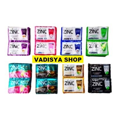 Sampoo Zinc Shampoo Double Sachet Anti Dandruff Refreshing Cool 12 ...