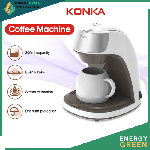 READY STOCK Konka Coffee/Tea Machine Home & Office Portable Drip Filter ...