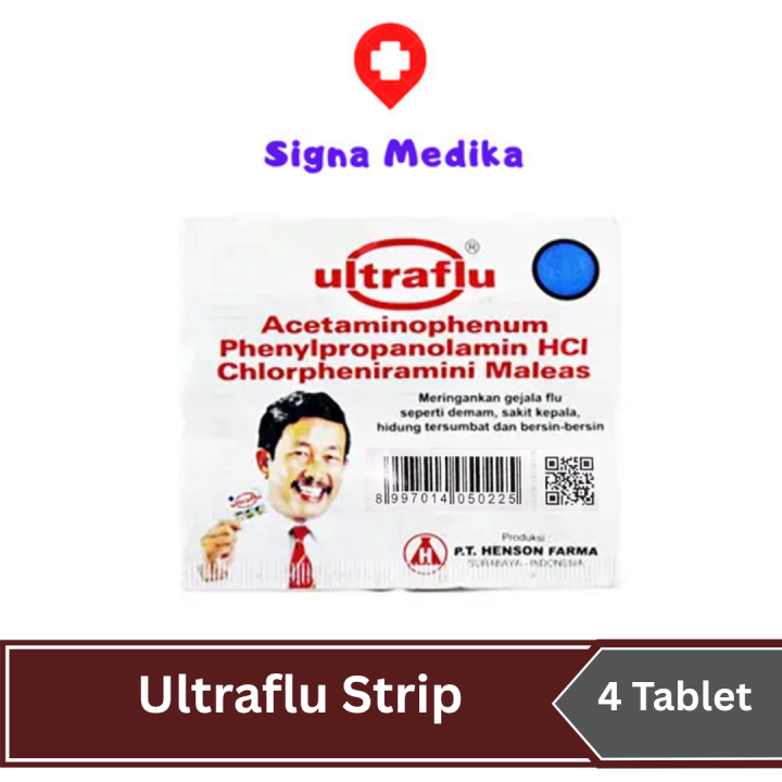 Ultraflu Isi 4 Tablet - Obat Batuk & Pilek | Lazada Indonesia