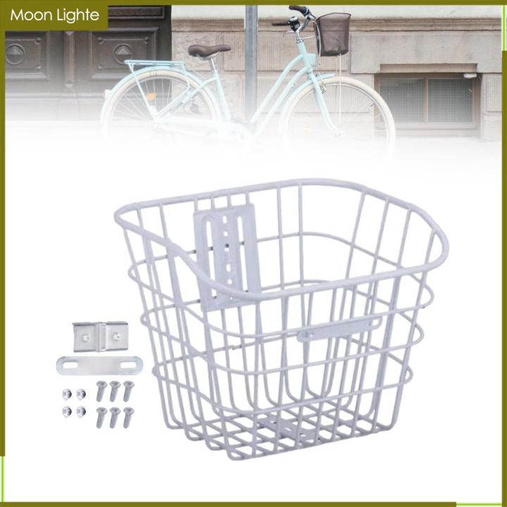 Moon Lighte Bike Baskets Front Bicycle Cargo Rack Bag Pet Carrier ...
