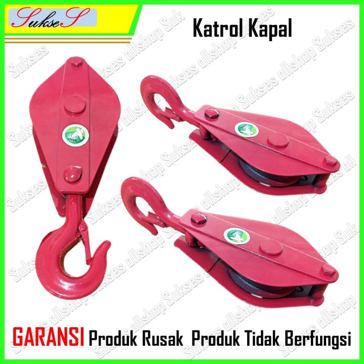 Katrol Kapal Serbaguna Engkel Single Pulley Kerekan Barang Besi ...