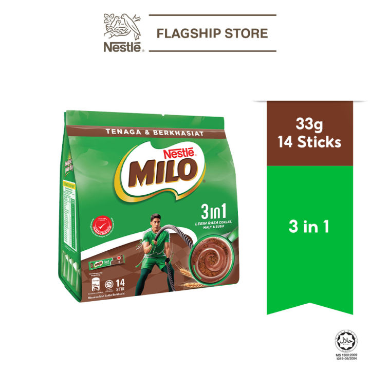 NESTLE MILO® 3IN1 14 Sticks (33g) | Lazada
