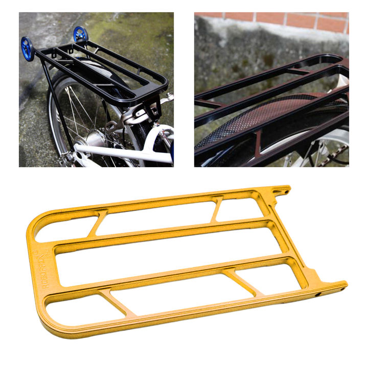 Bike Rear Rack Pannier Cargo Carrier Mount Holder for Brompton Refit ...