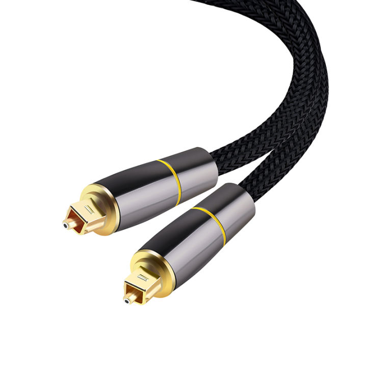 (TOVS) HIFI 5.1 Digital SPDIF Fiber Toslink Optical Audio Cable 1M for ...